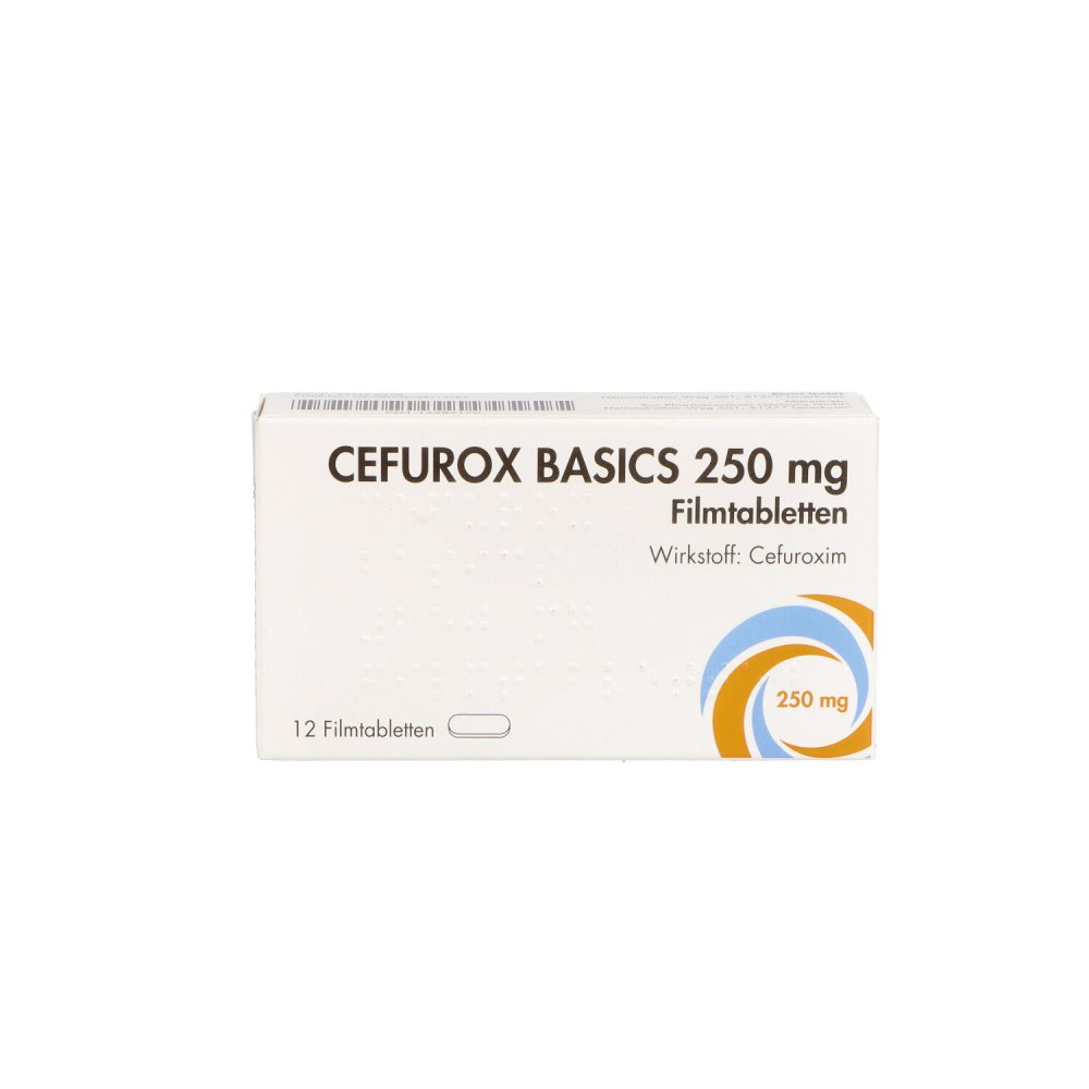 Cefurox Basics 250 mg Filmtabletten Sun 12 stk