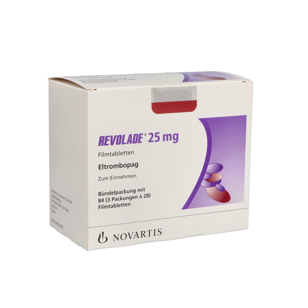 Revolade 25 mg Filmtabletten 3X28 stk günstig bei apo.com
