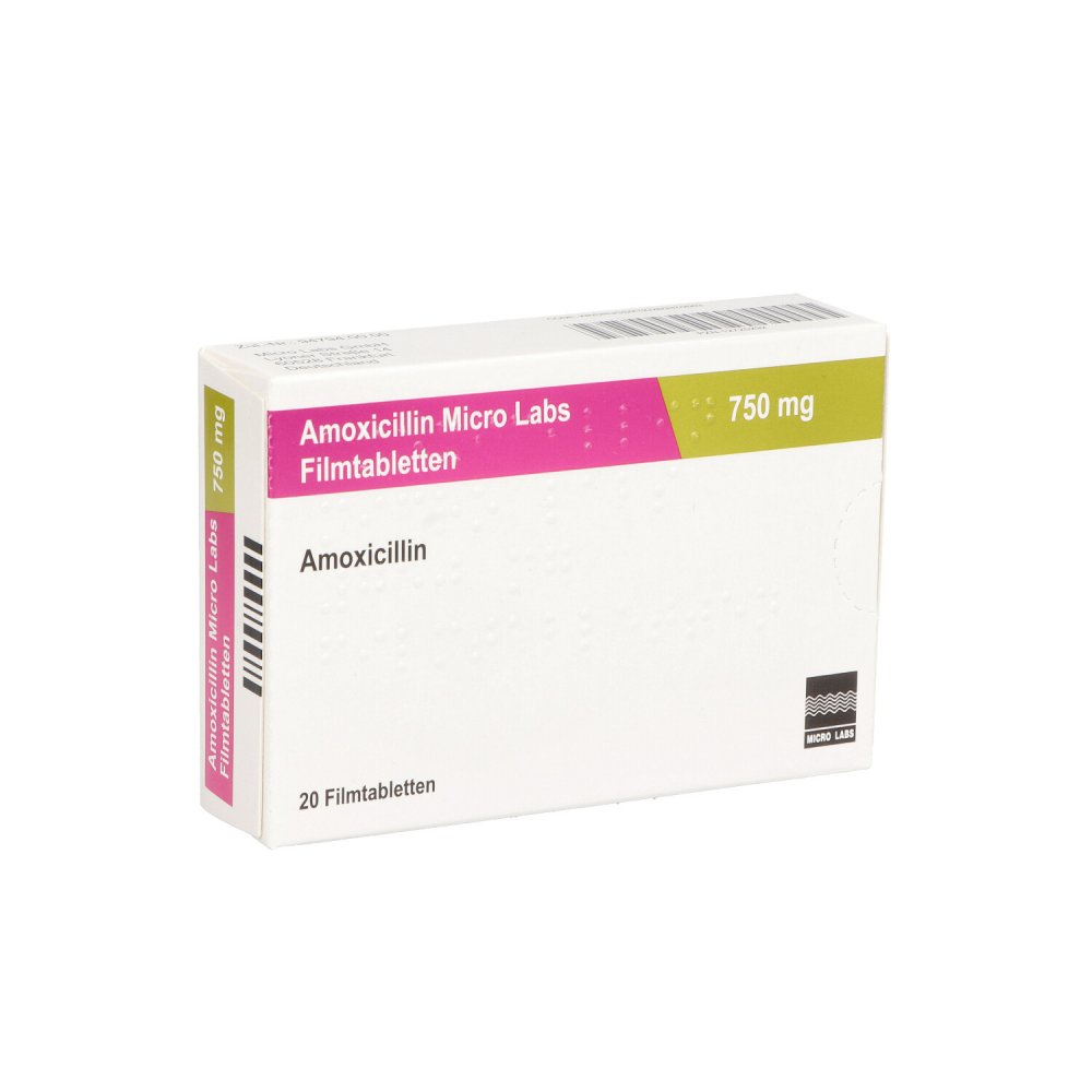 Amoxicillin Micro Labs 750mg 20 stk günstig bei apo.com