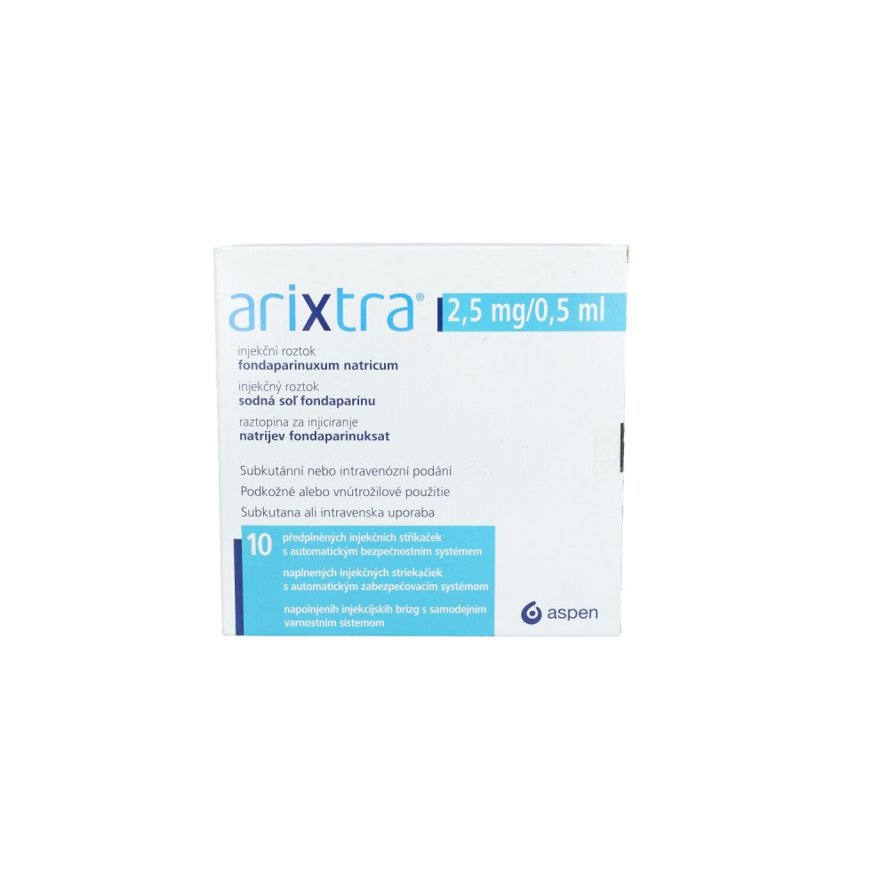 Arixtra 2,5 mg/0,5 ml iniecto -lsg.i.e.fertigspritze 10X0.5 ml