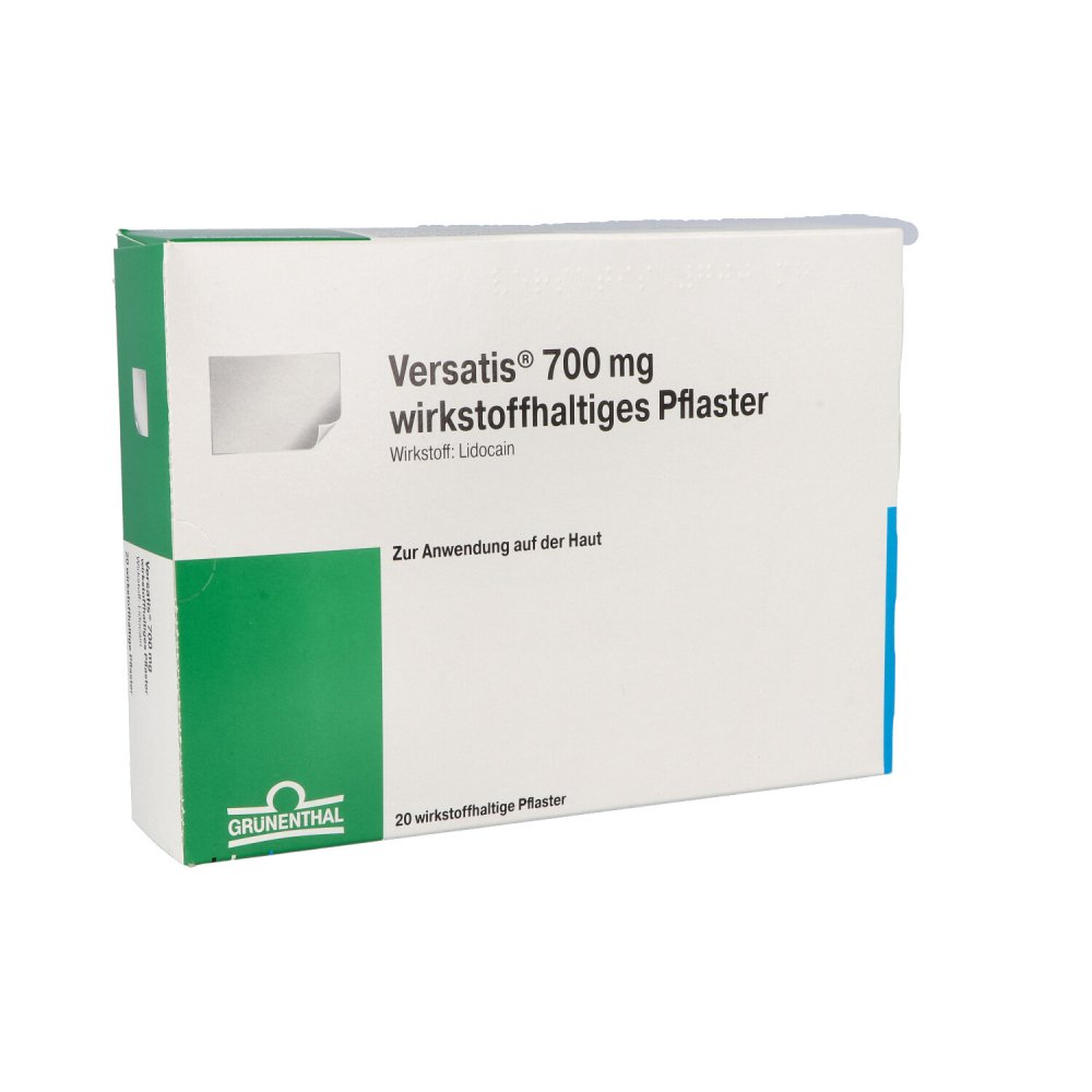 Versatis 700 mg wirkstoffhaltiges Pflaster 20 stk