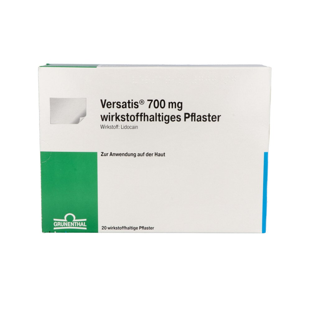 Versatis 700 mg wirkstoffhaltiges Pflaster 20 stk