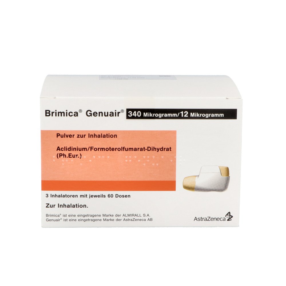 Brimica Genuair 340 [my]g/12 [my]g Plv.z.inhalatio 3 stk