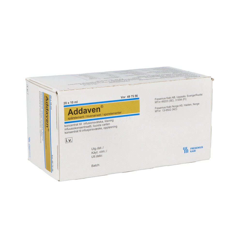 Addaven Konzentrat zur, zum Herst.e.Infusionslösung 20X10 ml