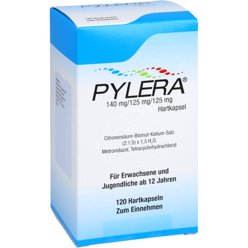 Pylera 140 mg/125 mg/125 mg Hartkapseln 120 stk