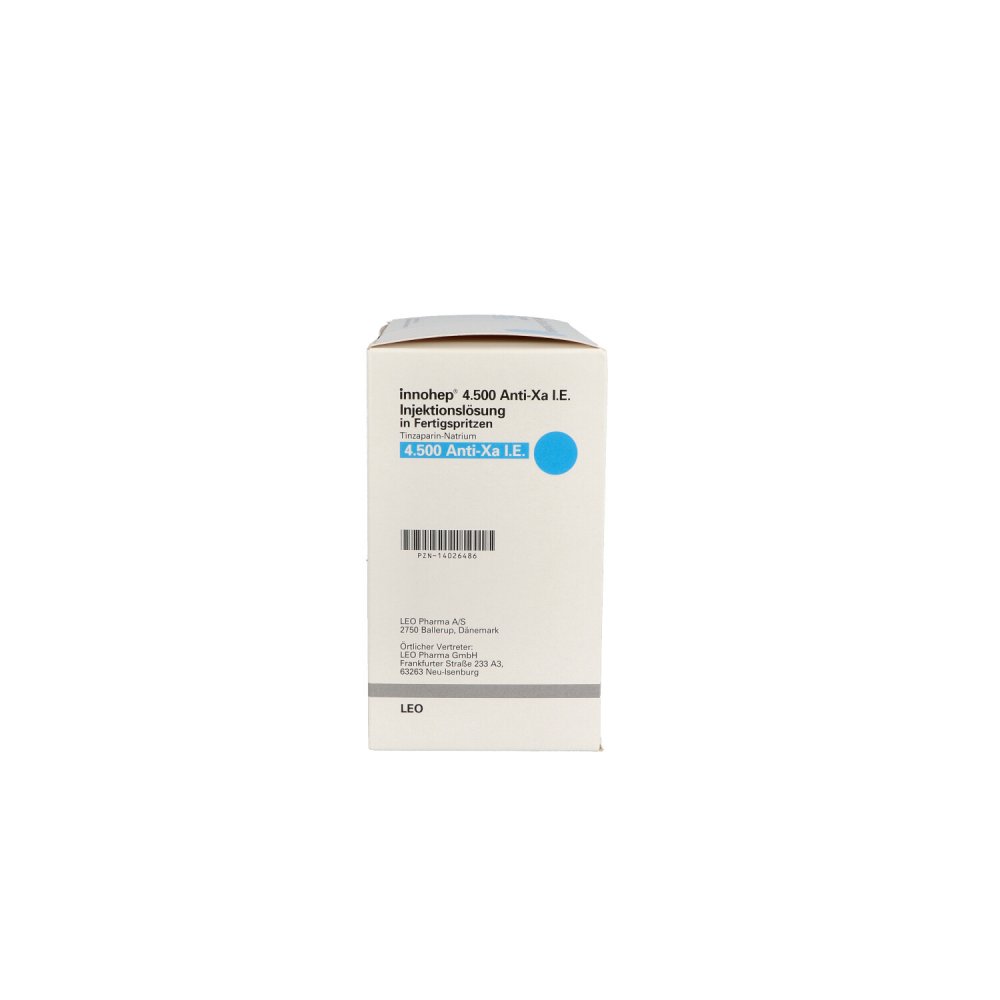 Innohep 4.500 Anti-xa I.e. 0,45ml Fertigspritzen 30X0.45 ml
