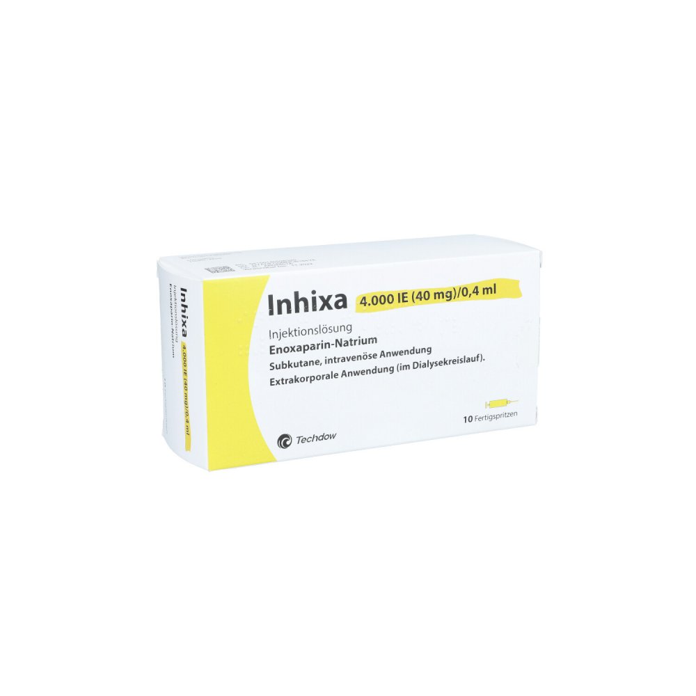 Inhixa 4.000 I.e. 40 mg/0,4 ml iniecto lsg.i.e.f.-spr. 10 stk