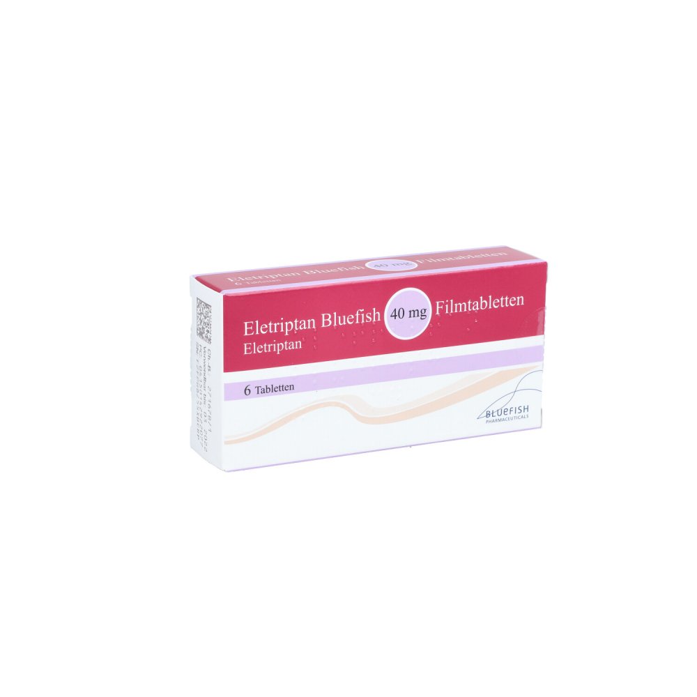 Eletriptan Bluefish 40 mg Filmtabletten 6 stk