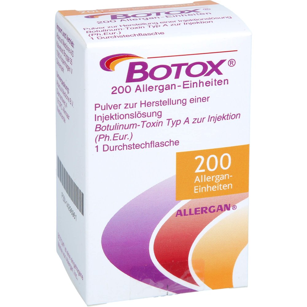 Botox 200 Allergan-einheiten Plv.z.her.e.inj.-lsg. 1 stk