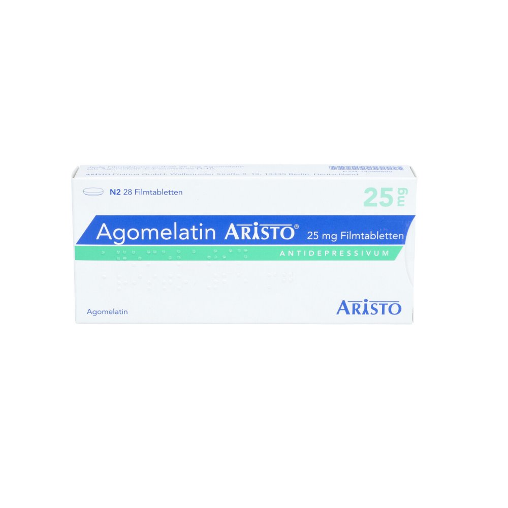 Agomelatin Aristo 25 mg Filmtabletten 28 stk