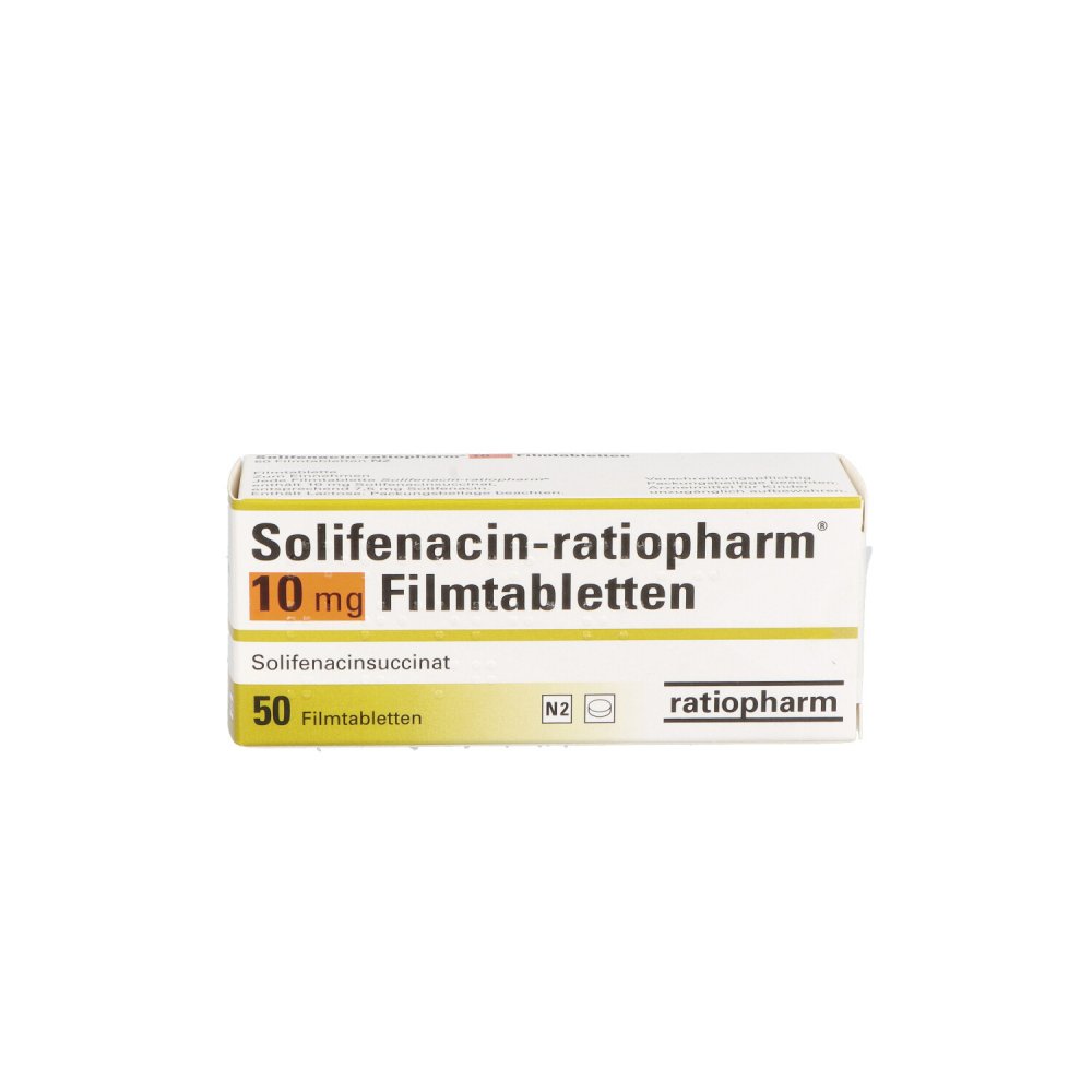 Solifenacin-ratiopharm 10 mg Filmtabletten 50 stk