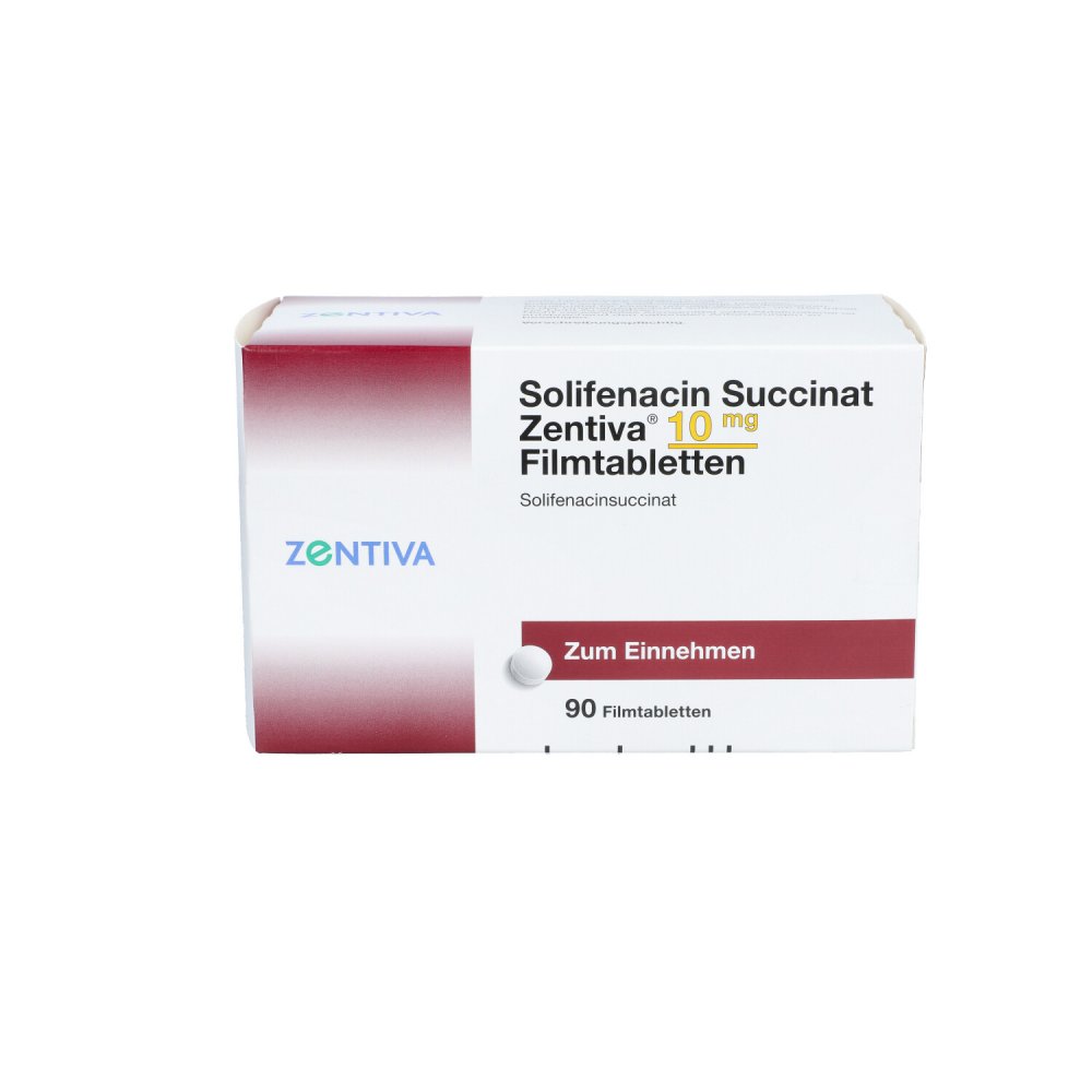Solifenacin Succinat Zentiva 10 mg Filmtabletten 90 stk