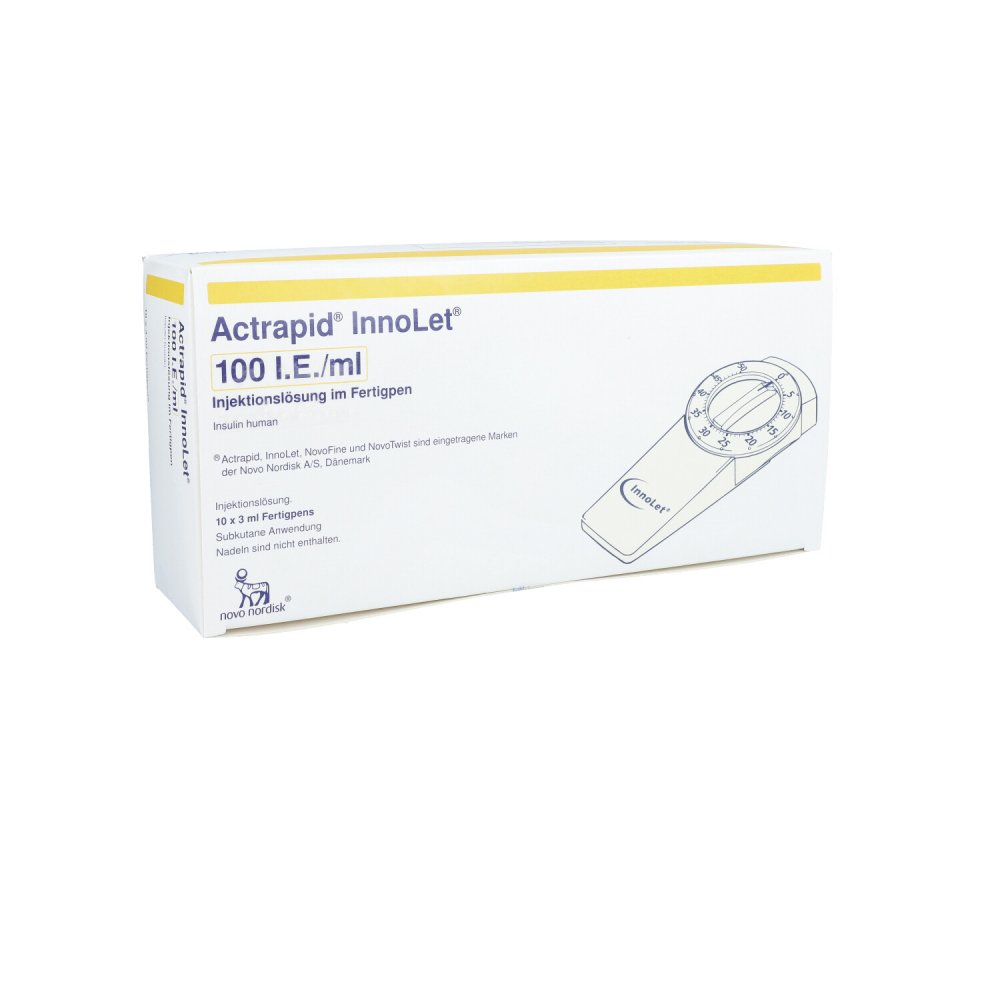 Actrapid Innolet 100 I.e./ml iniecto -lsg.i.fertigpen 10X3 ml