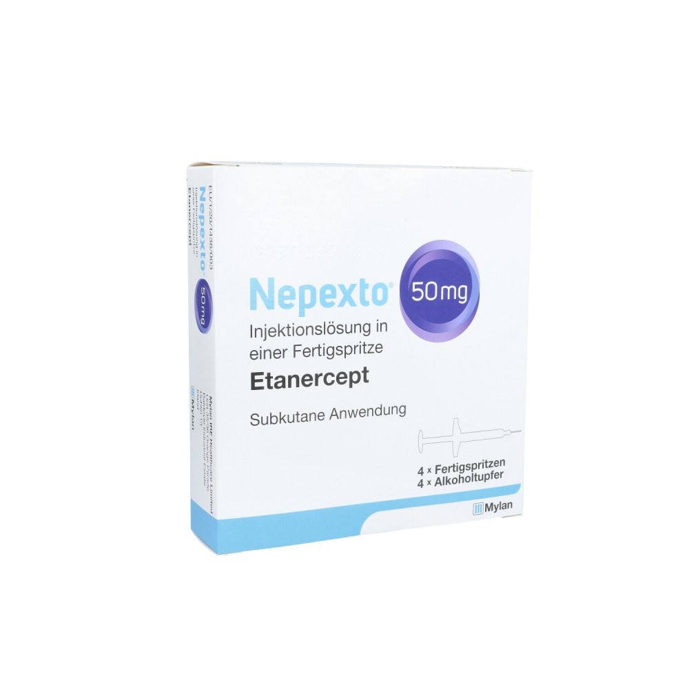 Nepexto 50 mg Injektionslösung i.e.Fertigspritze 4 stk