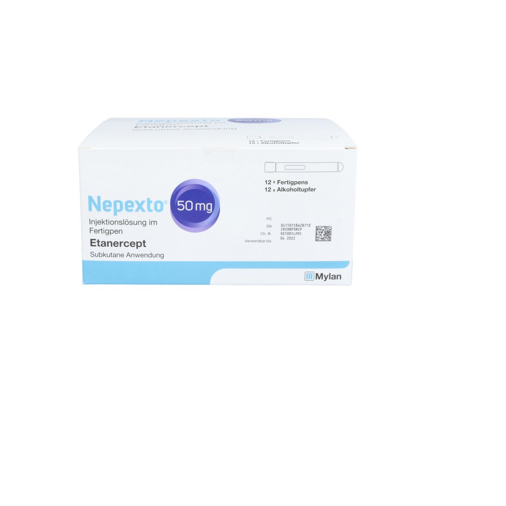 Nepexto 50 mg Injektionslösung im Fertigpen 12 stk