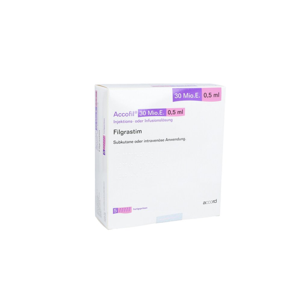 Accofil Accord 30mio.e./0,5ml iniecto -/inf.-lsg.f.-s. 5X1 stk
