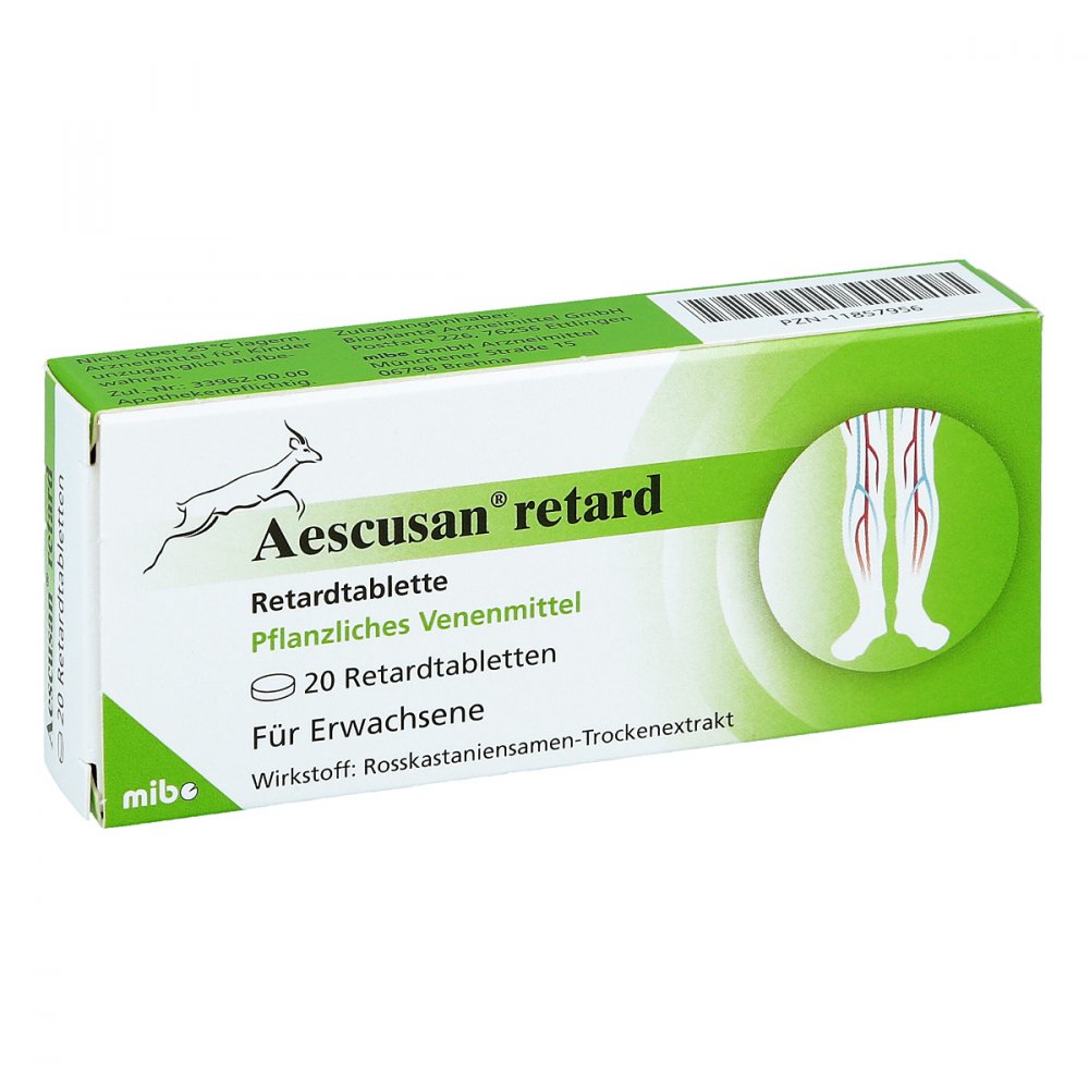 Aescusan retard Retardtabletten 20 stk online kaufen