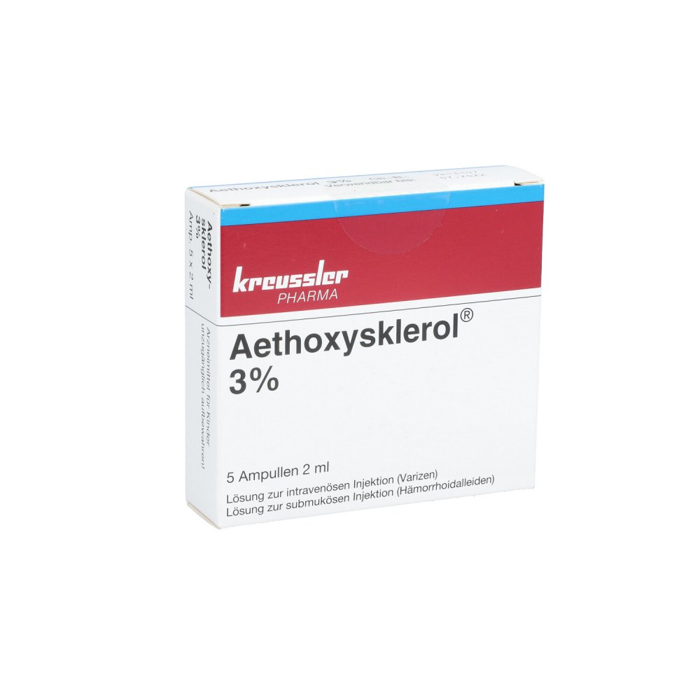 Aethoxysklerol 3% Injektionslösung 5X2 ml online kaufen
