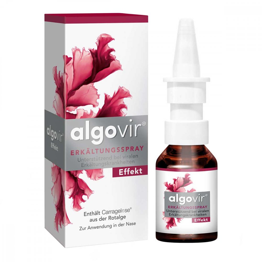 Algovir Effekt Erkältungsspray mit Carragelose aus der Rotalge 20 ml