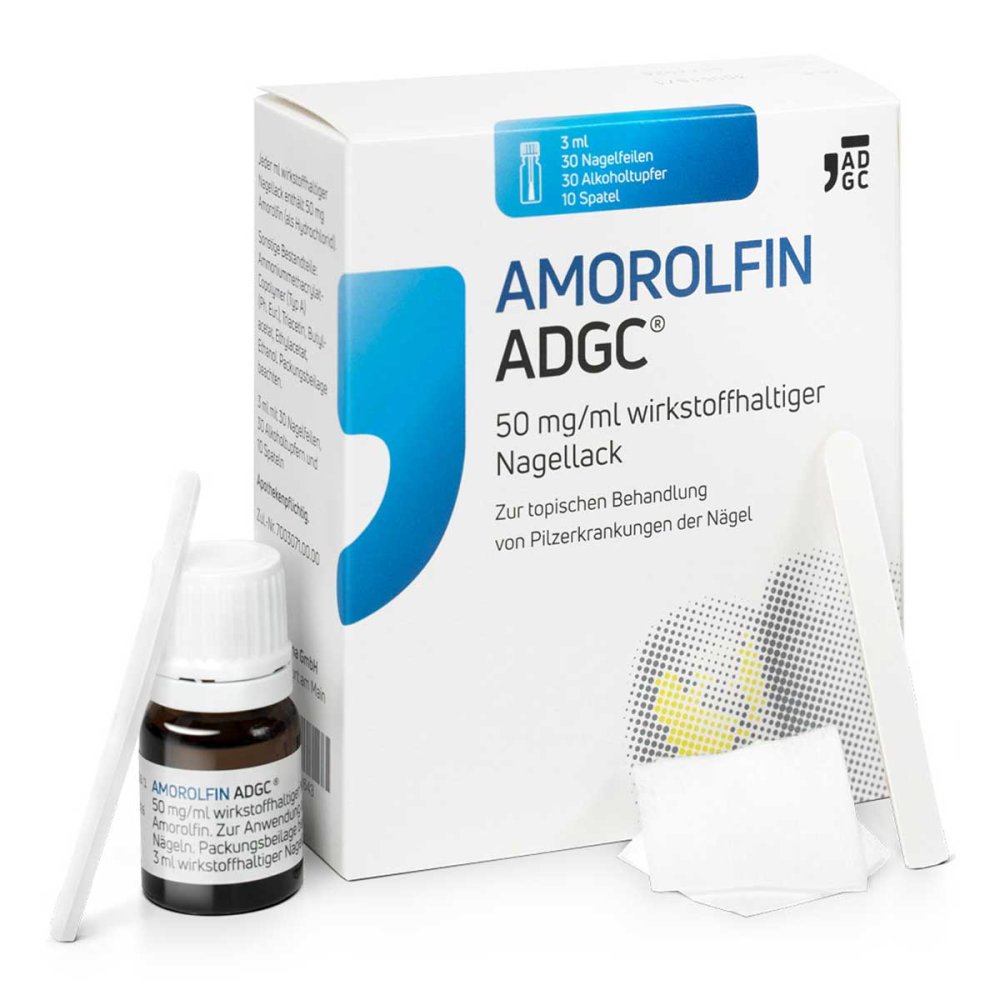Amorolfin ADGC 50 mg/ml wirkstoffhaltiger Nagellack 3 ml