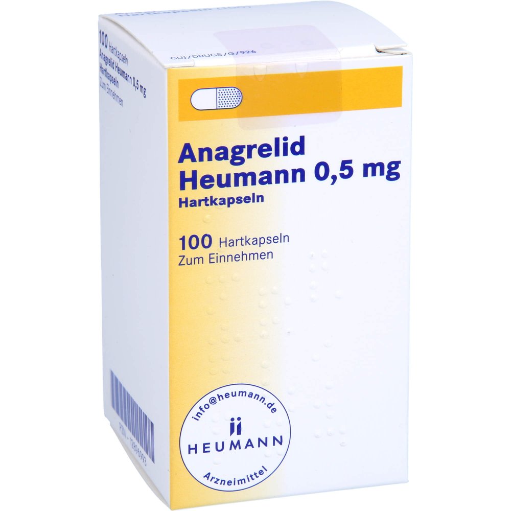Anagrelid Heumann 0,5 mg Hartkapseln 100 stk online kaufen