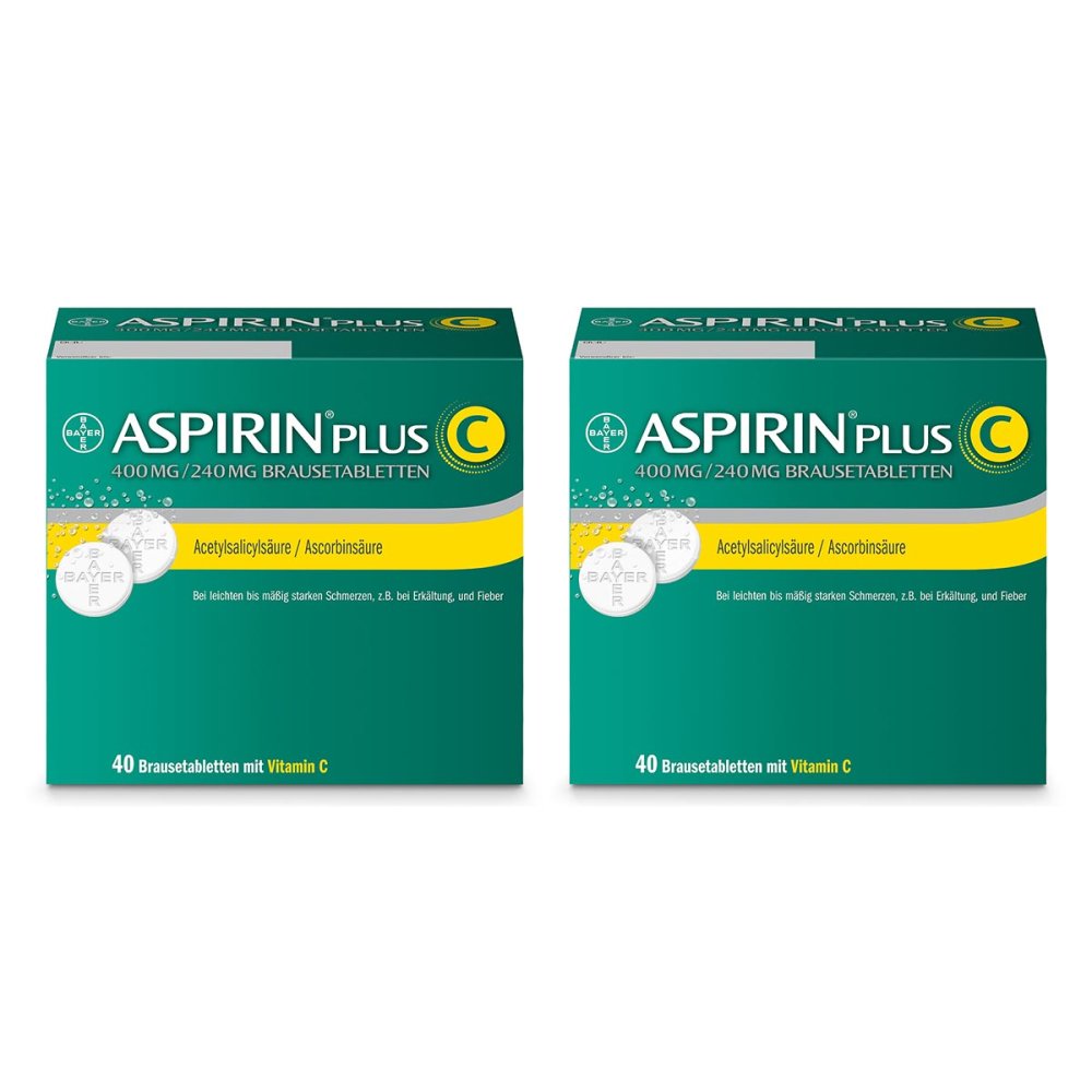 Aspirin Plus C Brausetabletten 2x40 stk online kaufen
