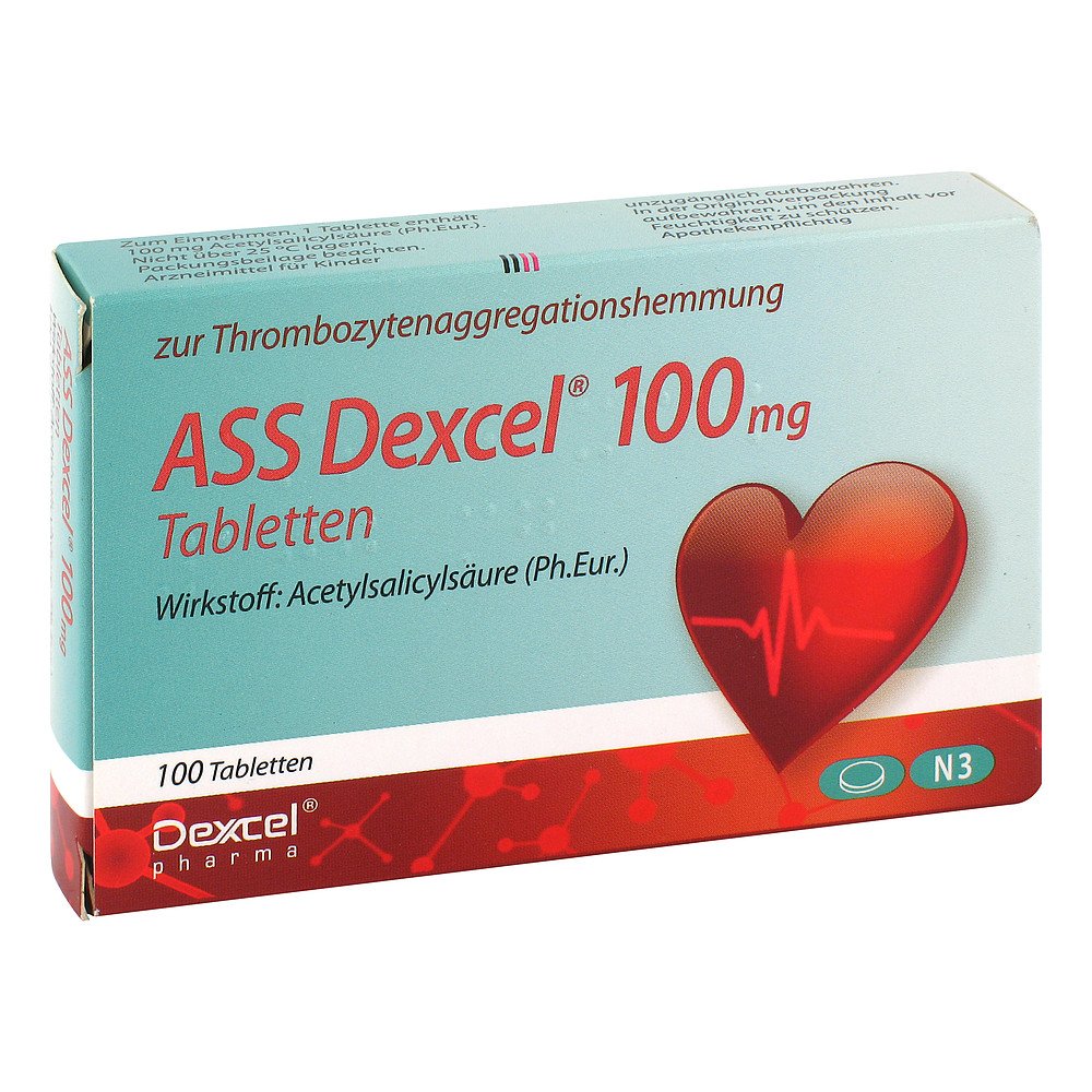 Ass Dexcel 100 mg Tabletten 100 stk online kaufen