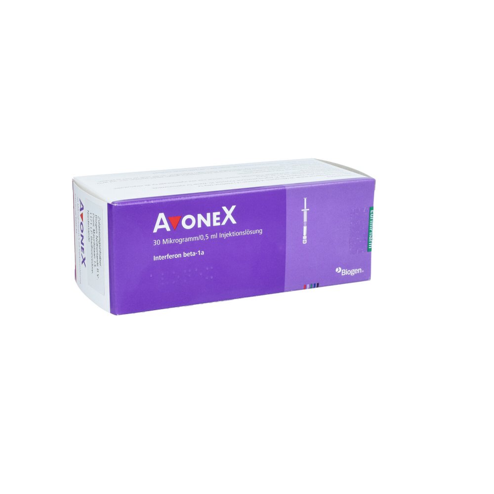 Avonex 30 [my]g/0,5 ml Luer Lock iniecto lsg.i.e.fert. 4 stk