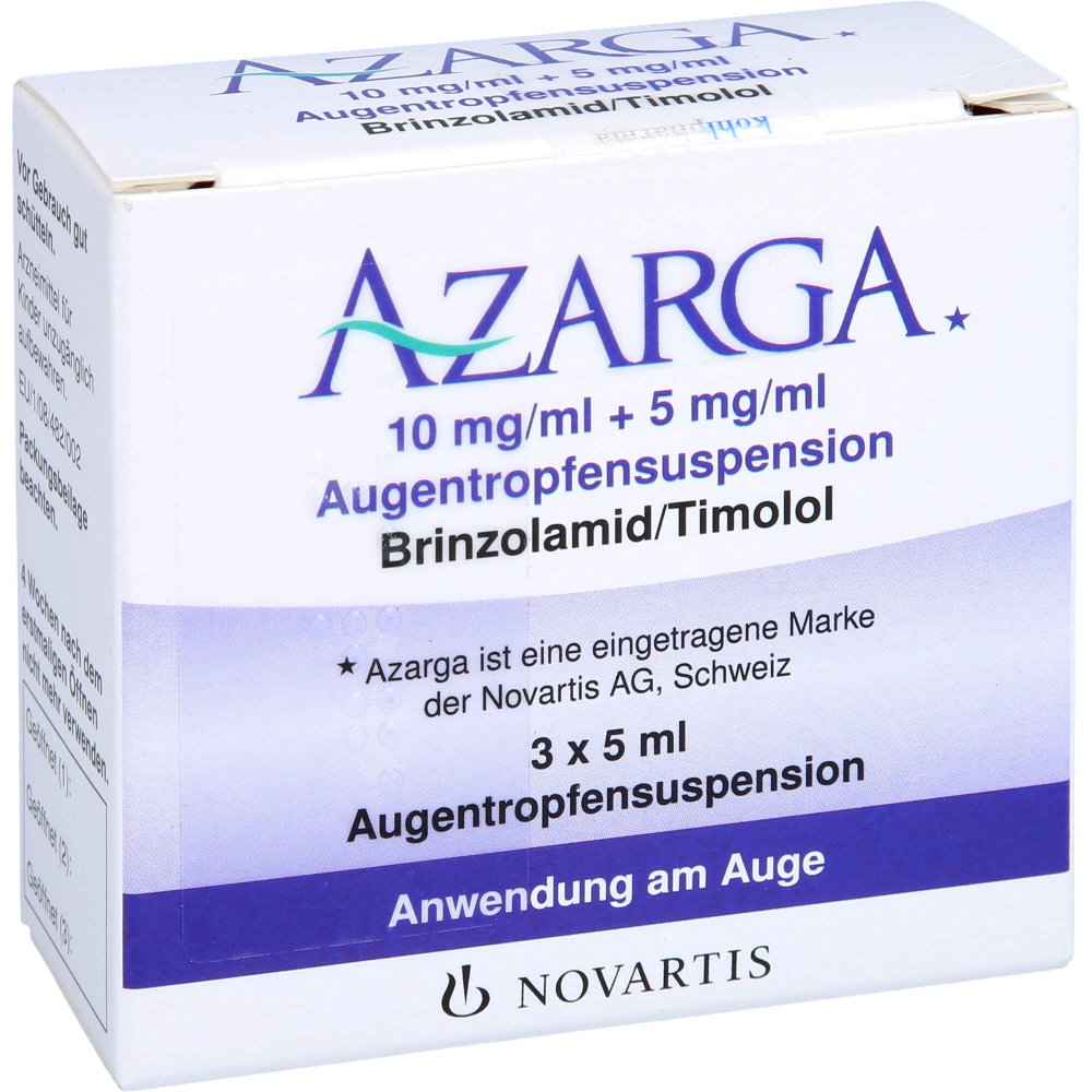AZARGA 10mg/ml+5mg/ml Augentropfensuspension 3X5 ml