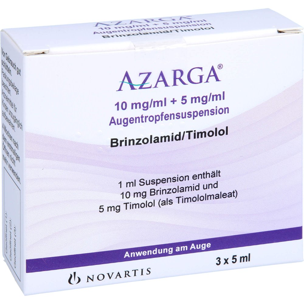 AZARGA 10mg/ml+5mg/ml Augentropfensuspension 3X5 ml
