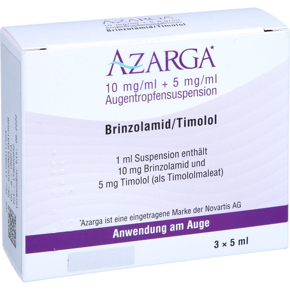 AZARGA 10mg/ml+5mg/ml Augentropfensuspension 3X5 ml