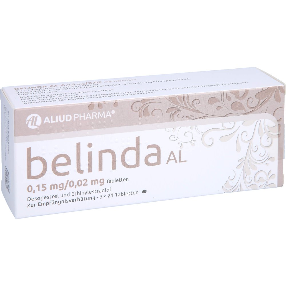 Belinda AL 0,15mg/0,02mg 3X21 stk online kaufen