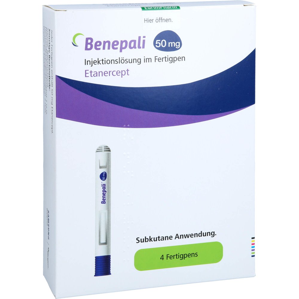 Benepali 50 mg Fertigpen mit Injektionslösung 4 stk
