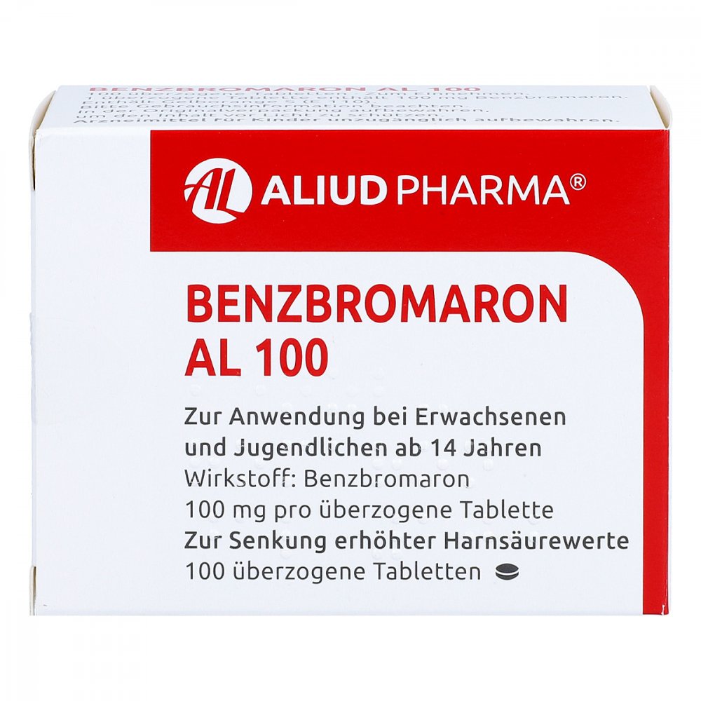 Benzbromaron Al 100 überzogene Tabletten 100 stk