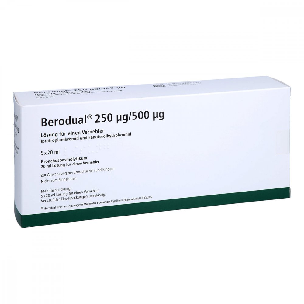 Berodual Inhalationslösung 5X20 ml online kaufen