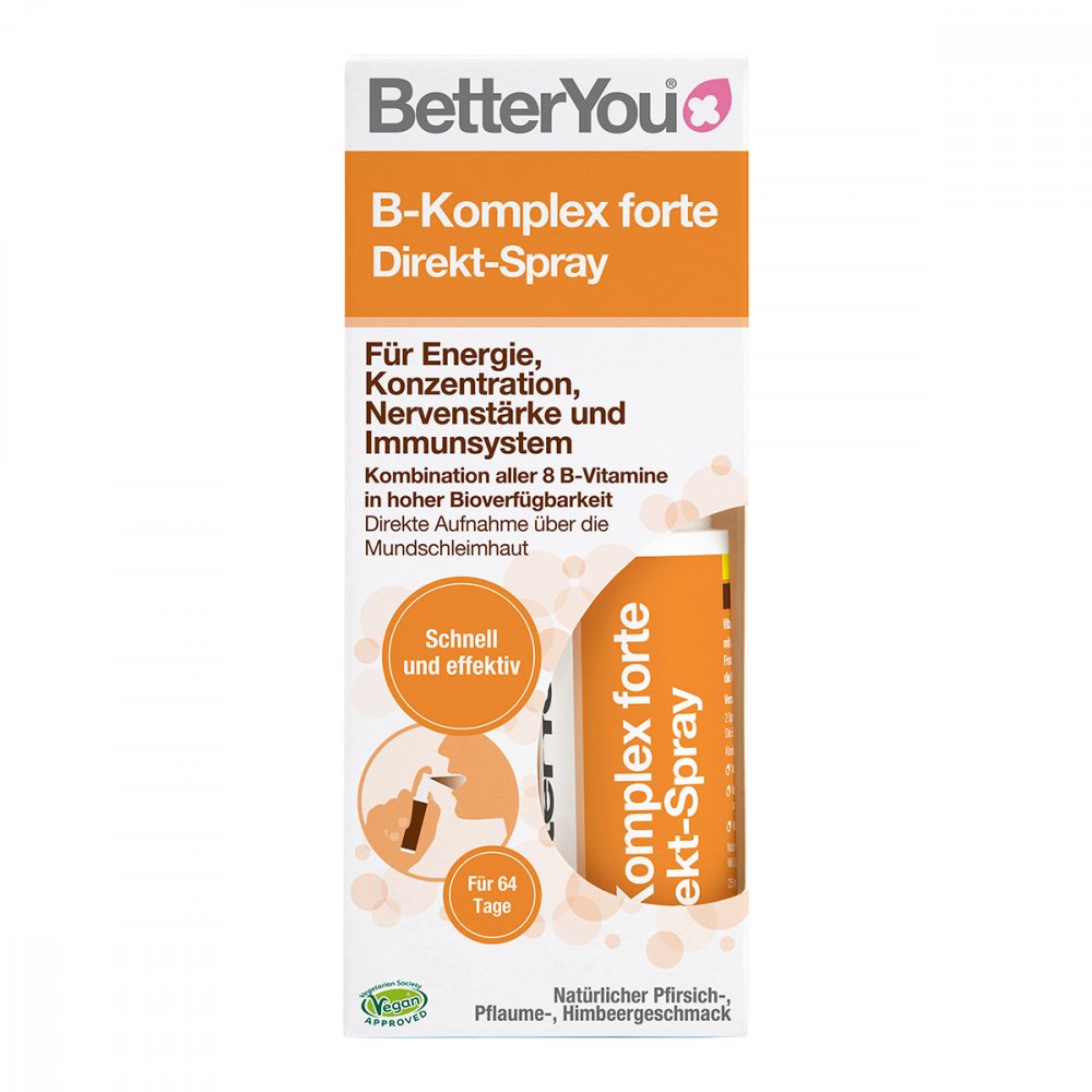 BetterYou Vitamin B-Komplex Forte Direkt-Spray 25 ml