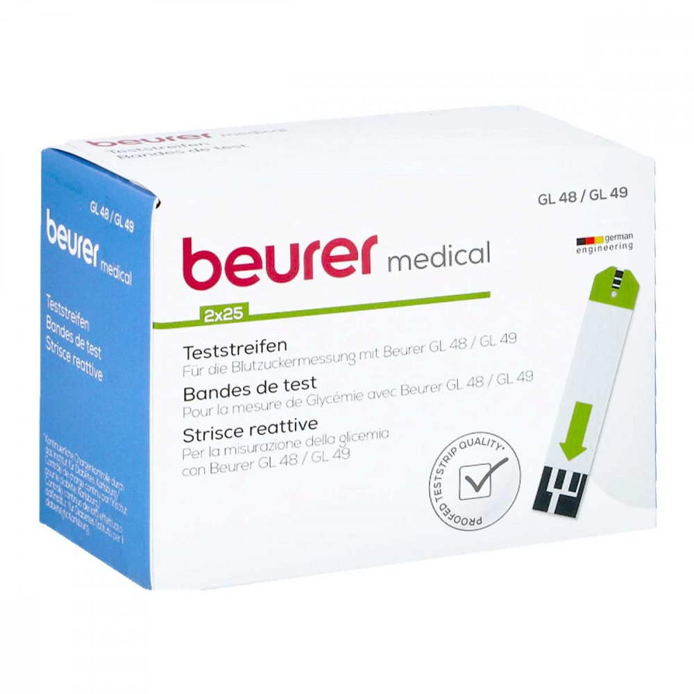 Beurer Gl48/gl49 Teststreifen 50 stk online kaufen