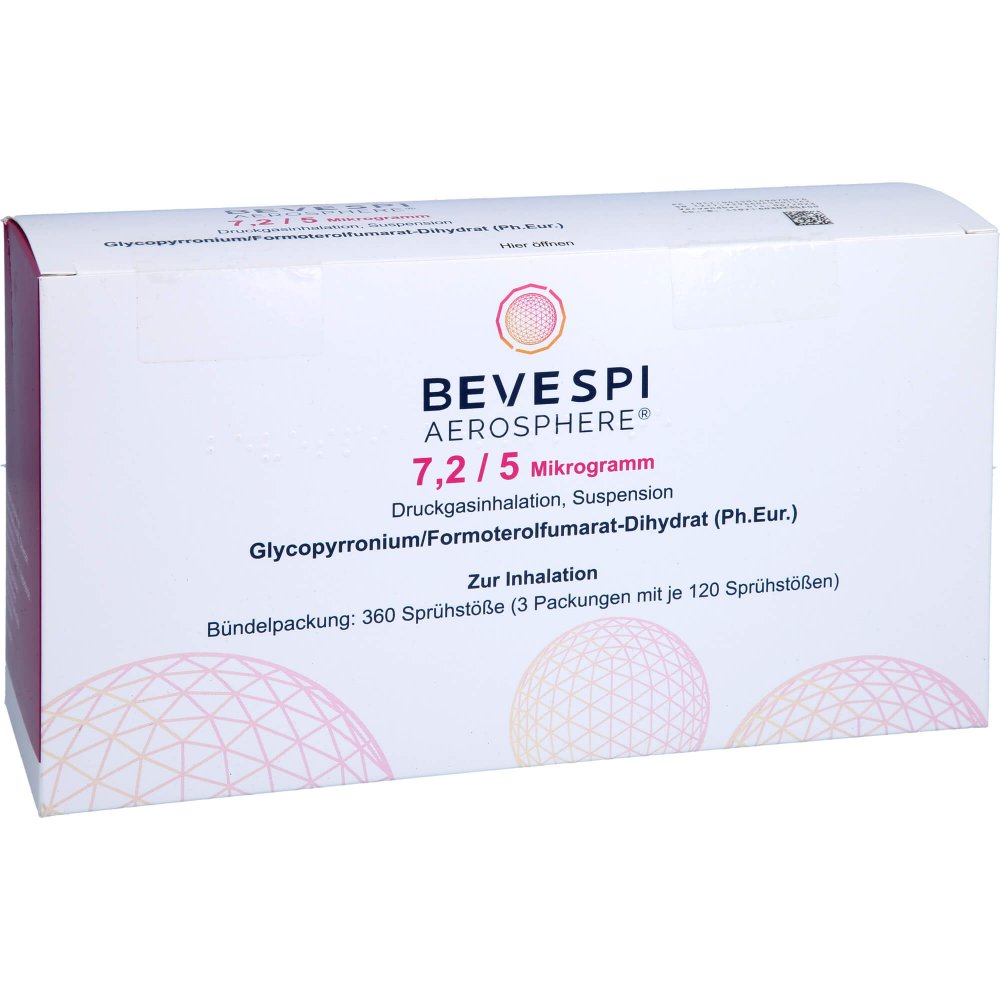 Bevespi Aerosphere 7,2 [my]g/5 [my]g Dru.gasinh.3x 3 stk