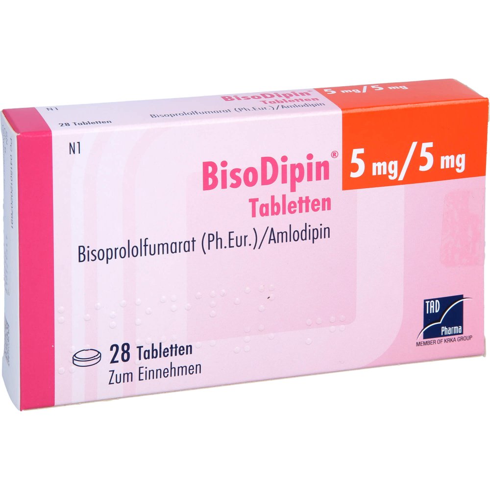 Bisodipin 5 mg/5 mg Tabletten 28 stk online kaufen