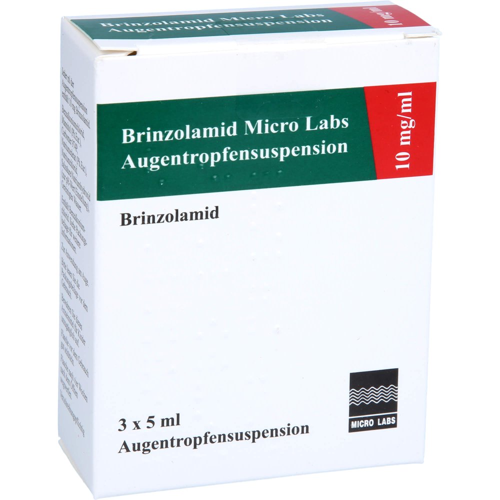 Brinzolamid Micro Labs 10 Mg/ml Augentropfensusp. 3X5 ml