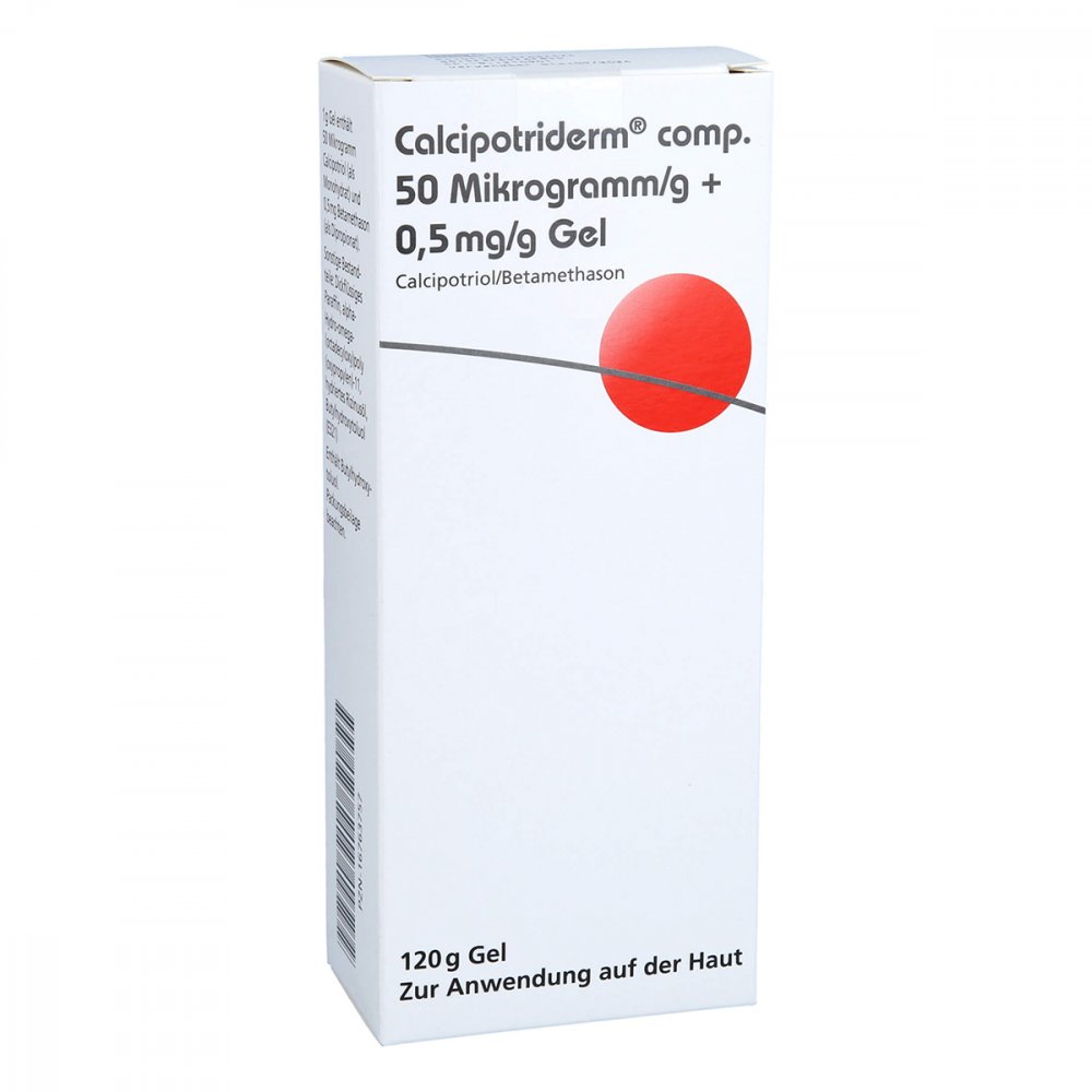 Calcipotriderm Comp.50 Μg/g + 0,5 Mg/g Gel 120 g