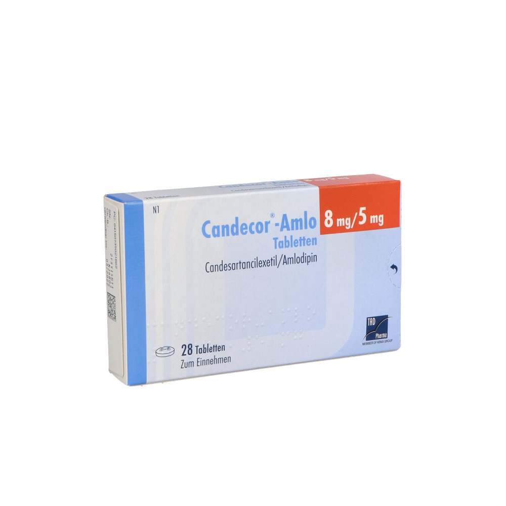 Candecor-amlo 8 mg/5 mg Tabletten 28 stk online kaufen