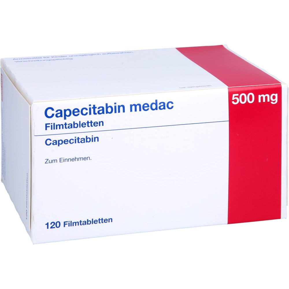 Capecitabin medac 500 mg Filmtabletten 120 stk