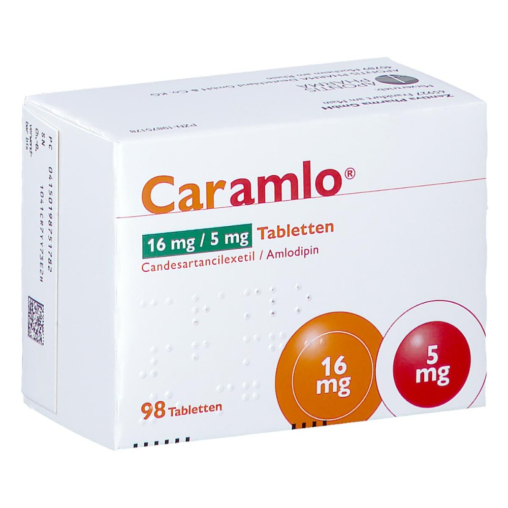 Caramlo 16 Mg/5 Mg Tabletten 98 stk online kaufen