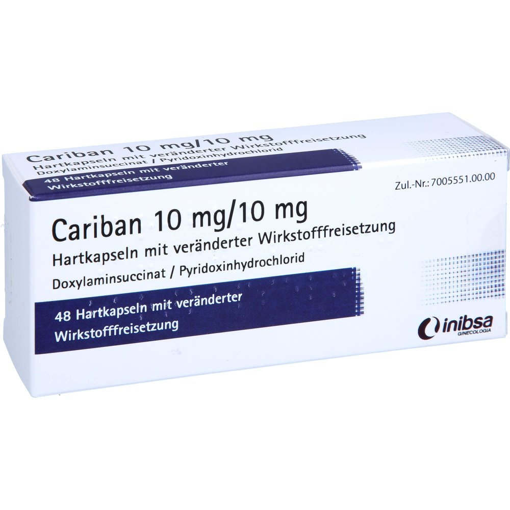 Cariban 10 Mg/10 Mg Hartk.m.veränd.wirkst.-frs. 48 stk