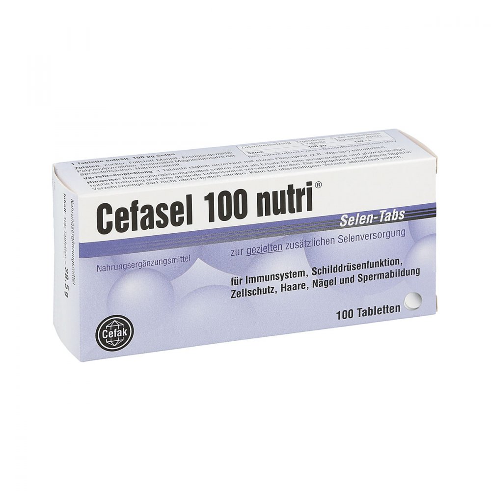 Cefasel 100 nutri Selen Tabs Tabletten 100 stk