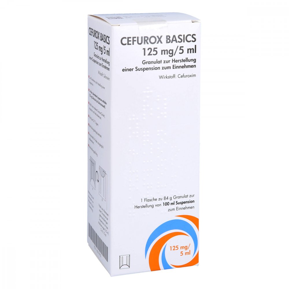 Cefurox Basics 125 mg/5 ml Granulat zur, zum susp.-herst.sun 100 ml