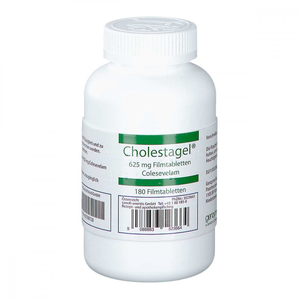 Cholestagel 625mg 180 stk online kaufen günstig bei apo.com