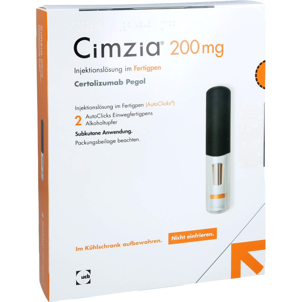 Cimzia 200 mg Injektionslösung in einem Fertigpen 1X2 stk