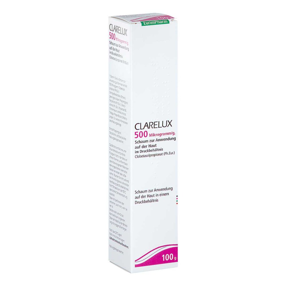 Clarelux 500 Μg/g Schaum Z.anwendung A.d.haut 100 g